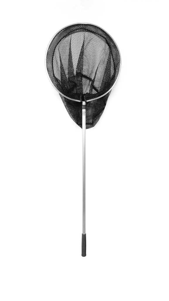 39cm Dia Landing Net Style with net protector / 1m-2m Extendable Handle ...